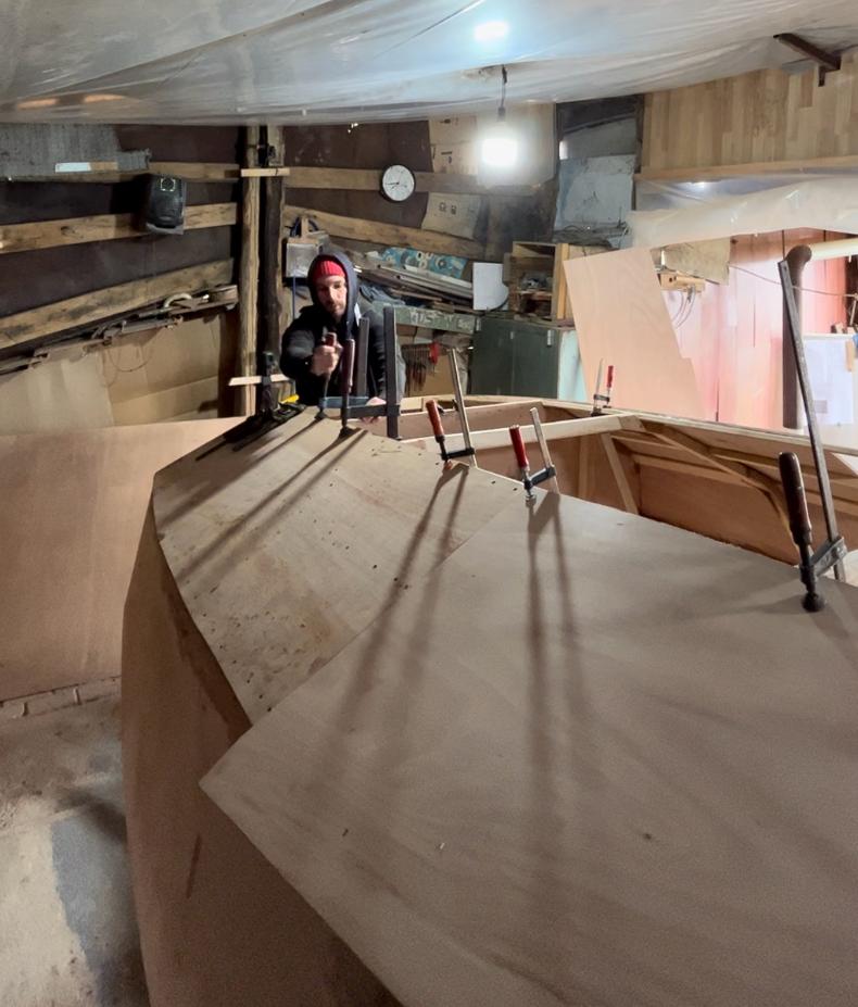 Planking the hull – Setka Atlantic Challenge 2025